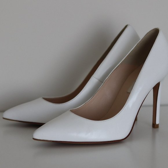 LK Bennett | Shoes | Lk Bennett London Floret Pointed Toe Leather Heels ...